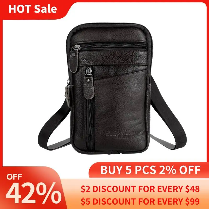 Men-s-Genuine-Leather-Waist-Packs-Phone-Pouch-Bags-for-Men-Waist-Bag ...