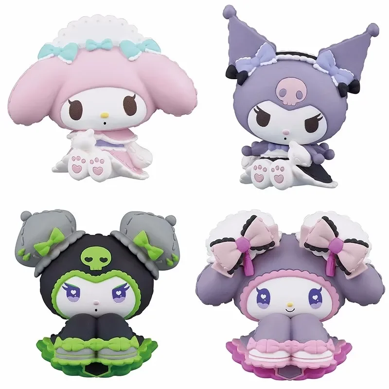 Kawaii Sanrio Figures My Melody Kuromi Action Figures Dolly Mix ...