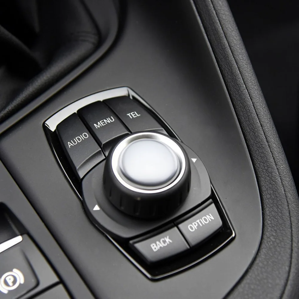 Multimedia Knob Buttons Decoration Cover Trim For Bmw 1 2 3 4 Series X1 ...