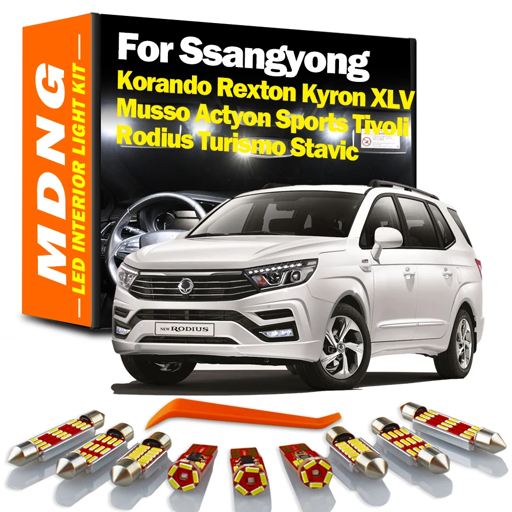 Interior-LED-Light-Kit-For-Ssangyong-Korando-Kyron-Musso-Actyon-Rodius-Sports-Rexton-Tivoli-XLV ...