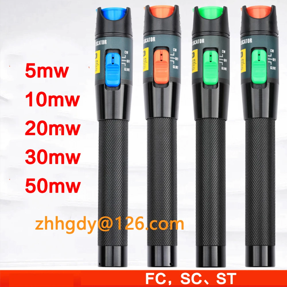 Light Pen 50mM 30mW 20mW 10mW 5mW VFL Optical Fiber Cable Tester 10km ...