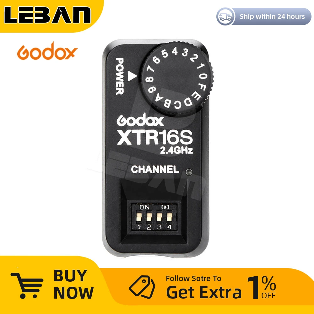 Godox 2.4g Wireless Xtr-16s Wireless Control Flash Trigger Receiver For ...