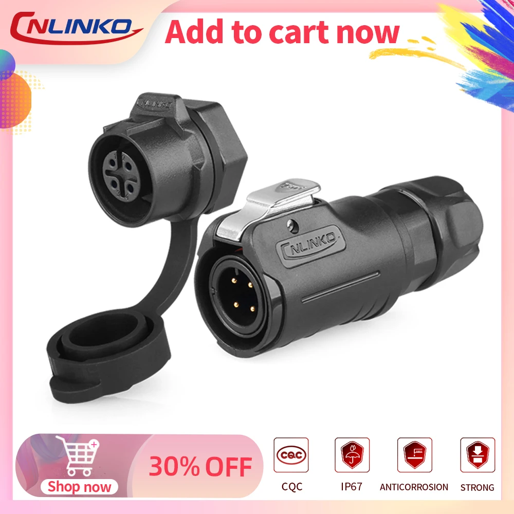 Cnlinko-M12-IP67-Waterproof-Outdoor-Plastic-Power-Push-Pull-Easy-Quick ...