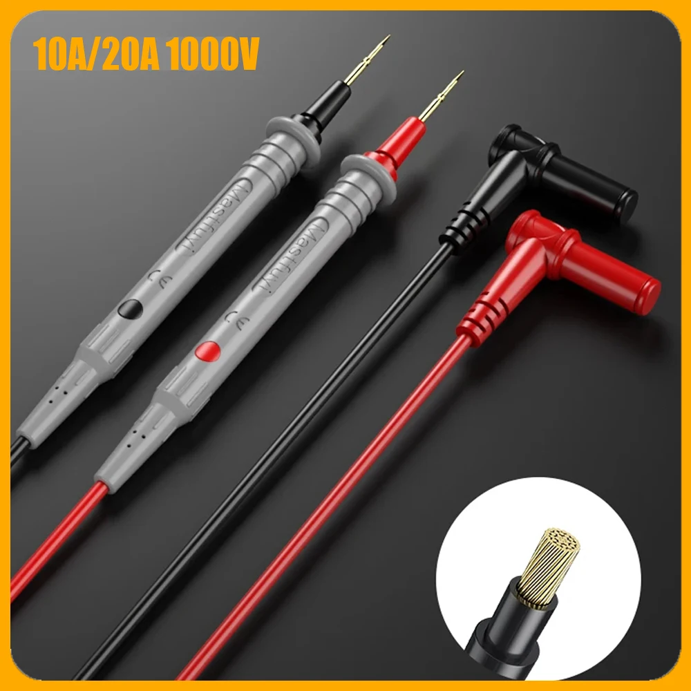 Ultra-sharp-Probe-Tip-Test-Leads-Digital-Multimeter-Probe-1000V-10A-20A ...