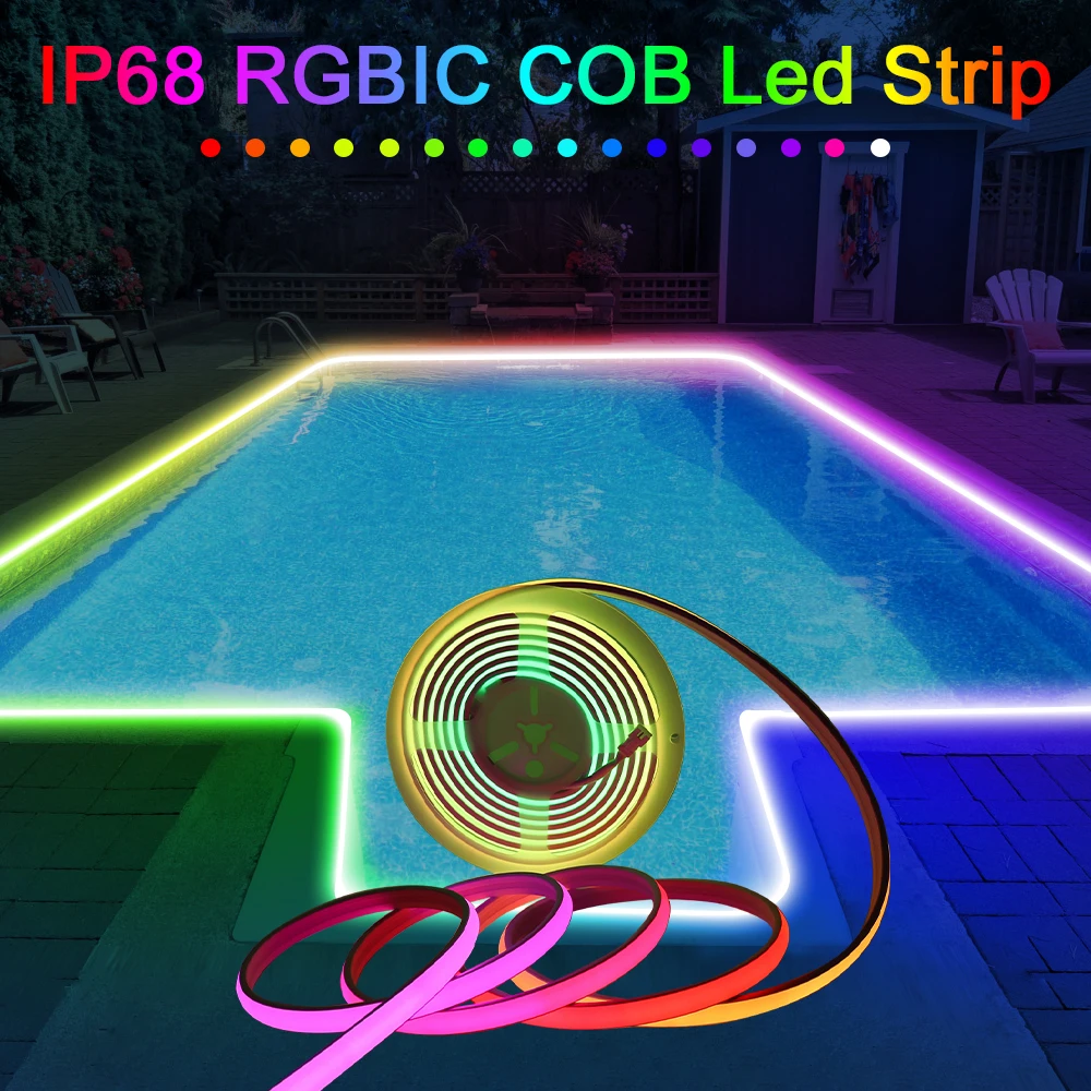 RGB-COB-LED-Strip-Light-IP68-Waterproof-Addressable-LED-Strip-Kit-Dream ...