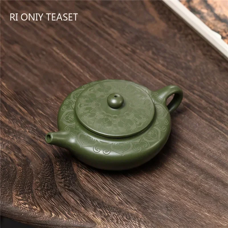 170ml-Chinese-Yixing-Purple-Clay-Teapot-Famous-Hand-carved-Tea-Pot-Tea ...