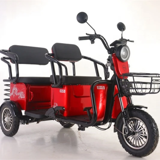 Factory Supply Volwassenen 650W 3 Wiel Auto Cargo Passenger Dubbel ...