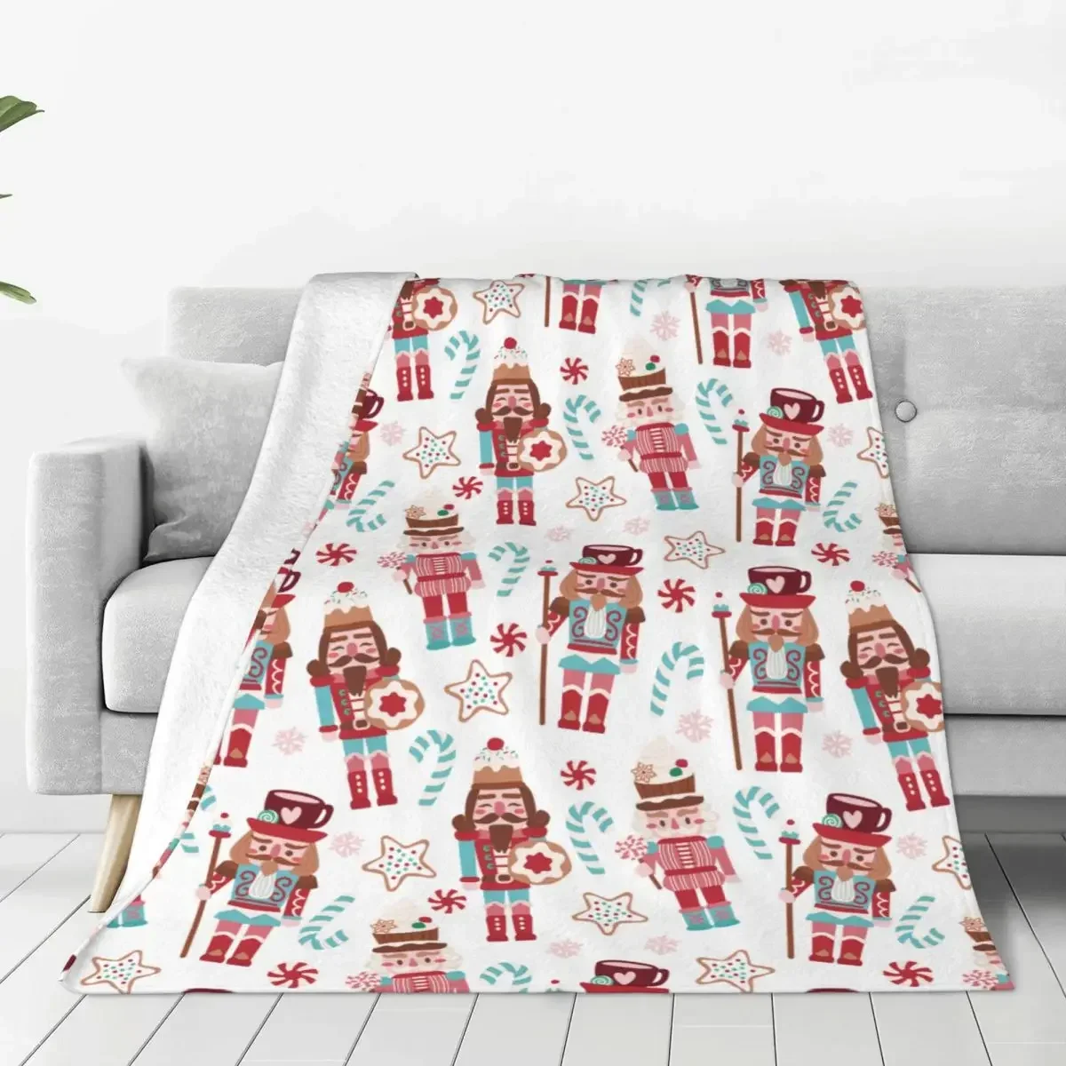 Holiday-Christmas-Cute-Nutcracker-Blankets-Flannel-Autumn-Biscuits-And-Sweets-Throw-Blankets-for ...