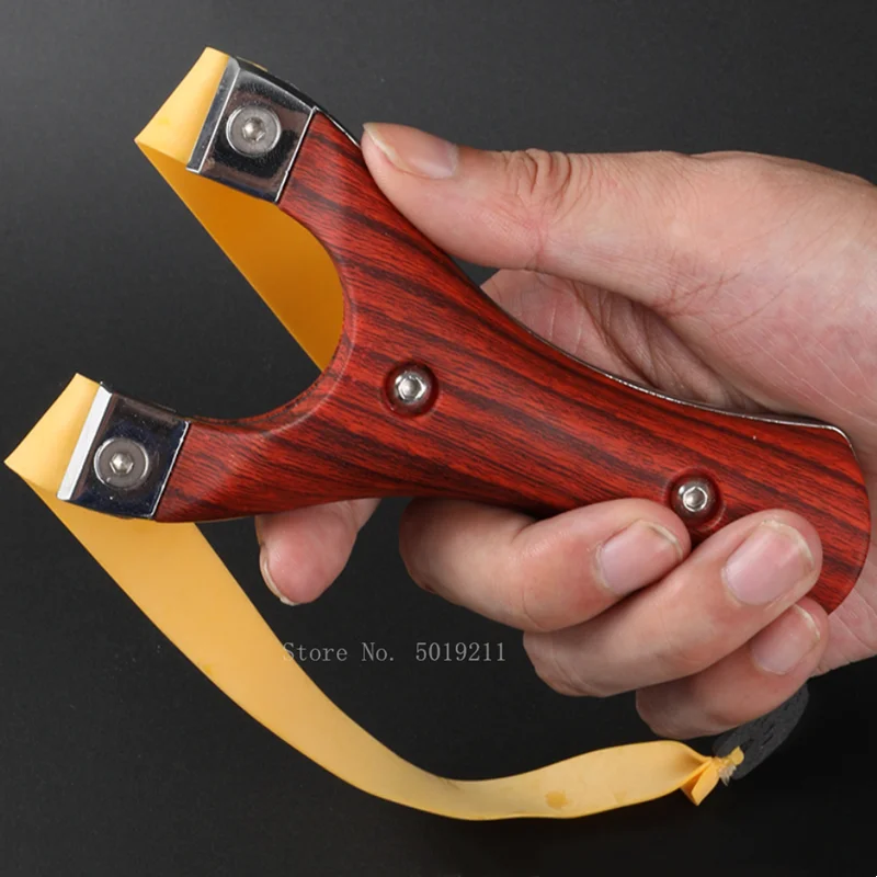 Portable-Slingshot-Resin-Alloy-Catapult-Flat-Rubber-Band-Outdoor ...