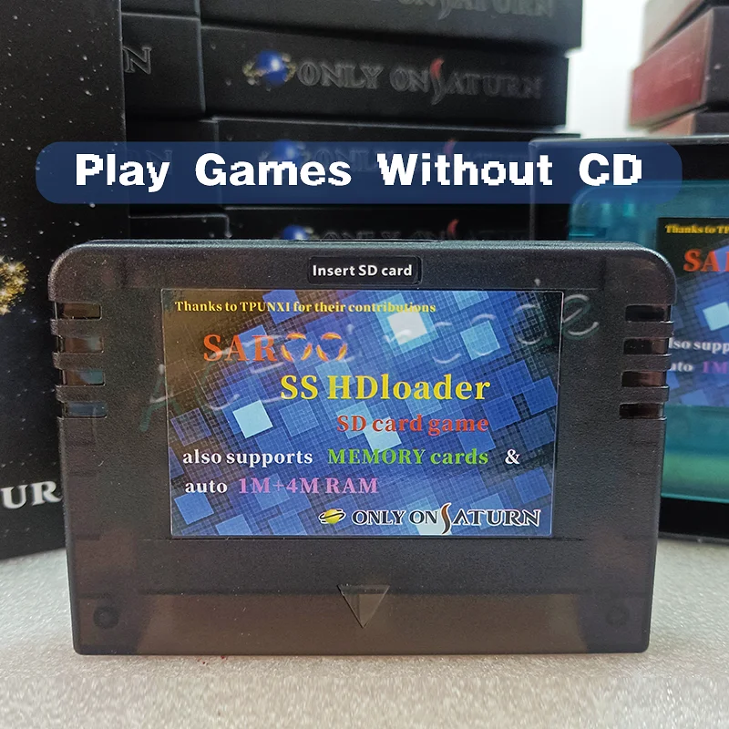 2024-New-SAROO-SS-HDLoader-Reader-Cartridge-Fast-Emulator-Support-SD-TF ...