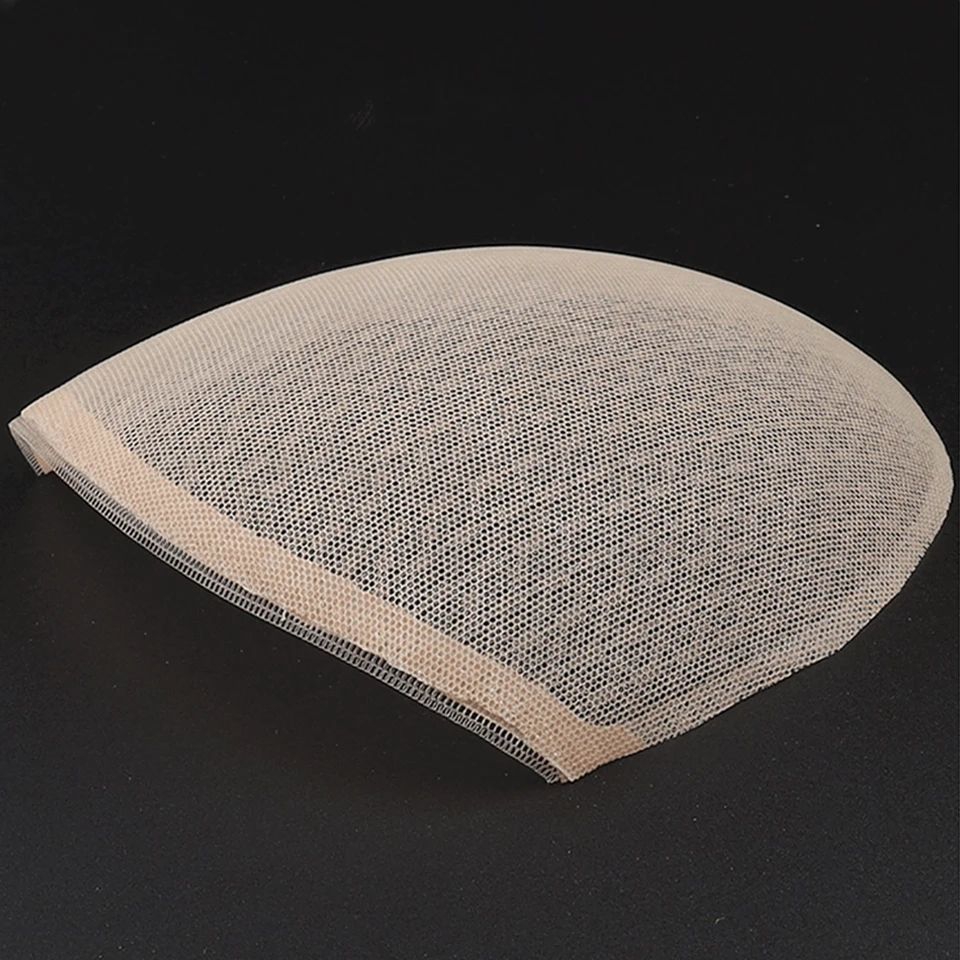 Double-Layer MONO Lace Hair Piece, Skin-Colored Lace Mesh Piece, Mesh ...