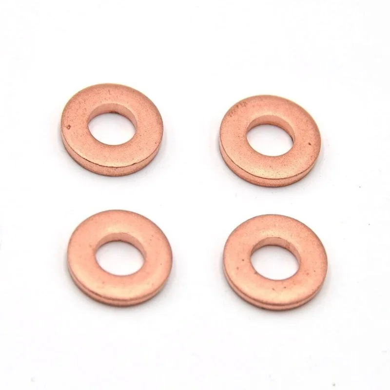 Injector Copper Washer Seals For Peugeot Citroen 1.6 HDI 198173 198185 ...