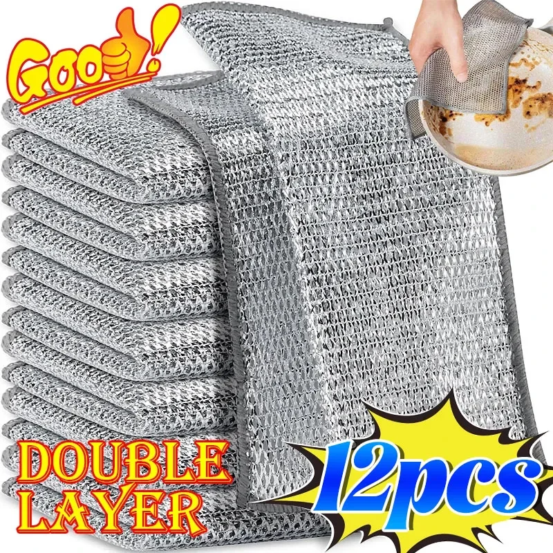 Double-Sided-Metal-Steel-Wire-Rags-Household-Magic-Cleaning-Cloth ...
