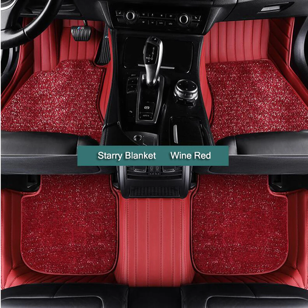 5D Custom Car Floor Mats For Renault Kadjar Auto Carpets Double Layer ...
