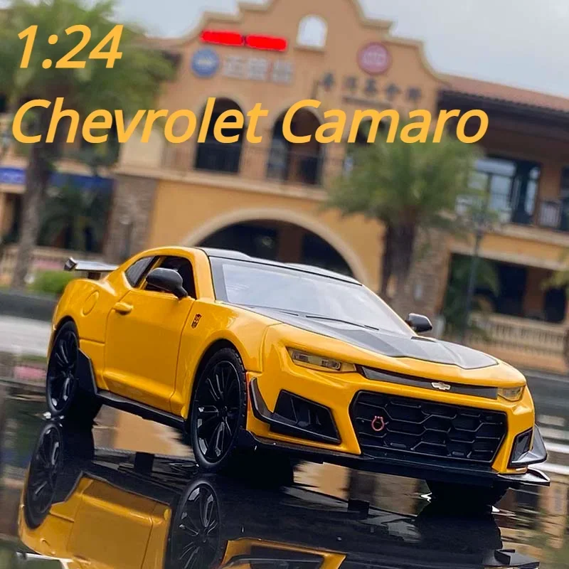 1-24-Chevrolet-Camaro-Alloy-Diecast-Sports-Car-Model-Toy-Simula-o-Ve ...