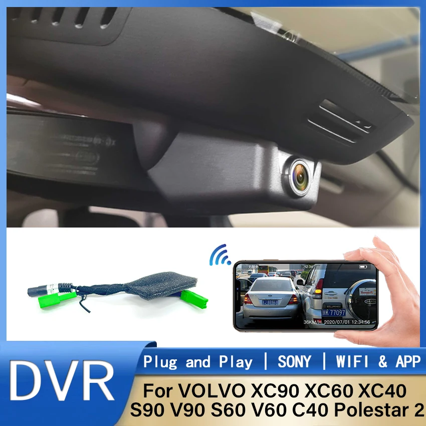 New-Plug-and-play-Car-DVR-WiFi-Dash-Cam-Camera-170-FOV-For-VOLVO-XC90 ...