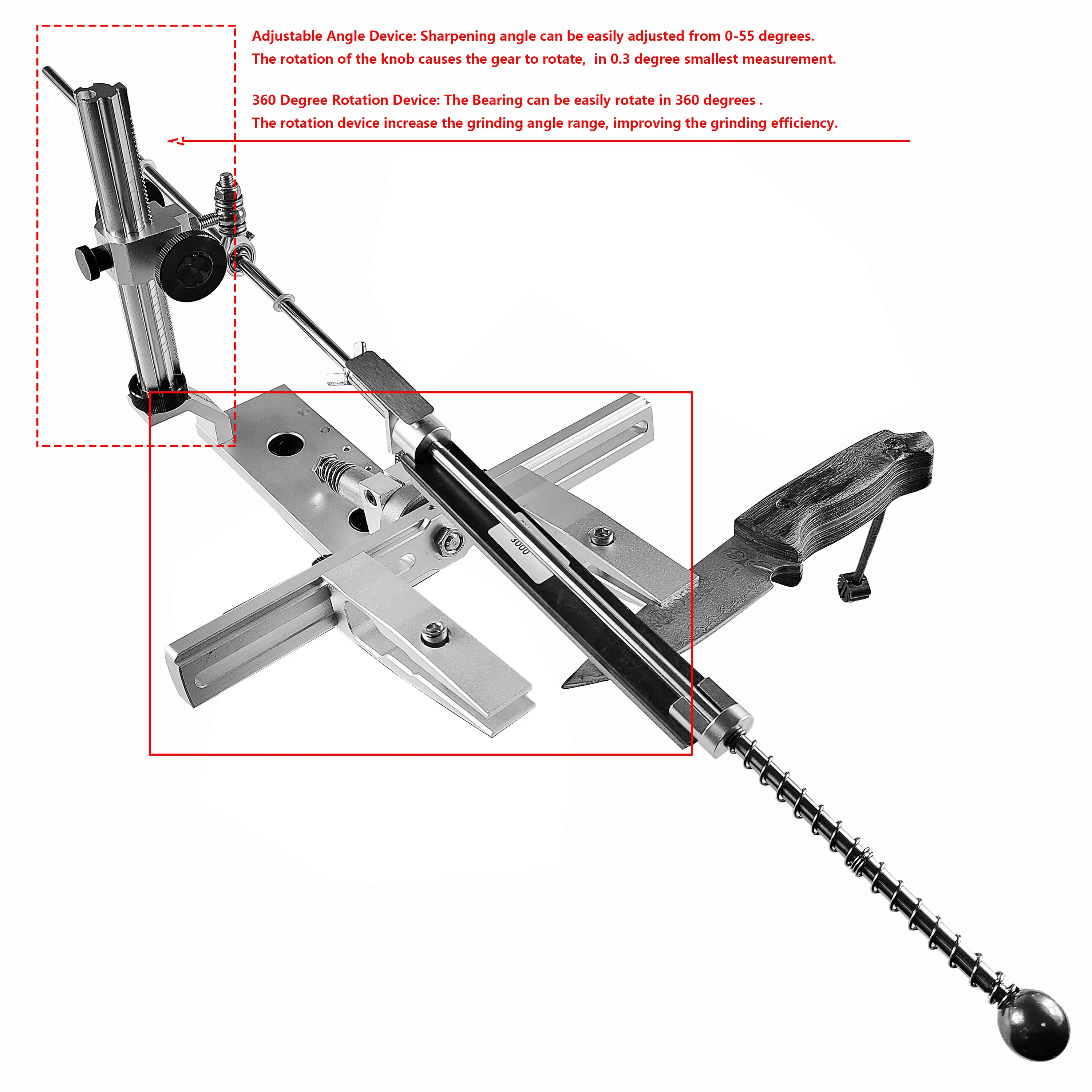 Sy-Tools-Beast-Rotary-mechanism-with-Clamp-Diy-Apex-Fixed-angle-Knife ...