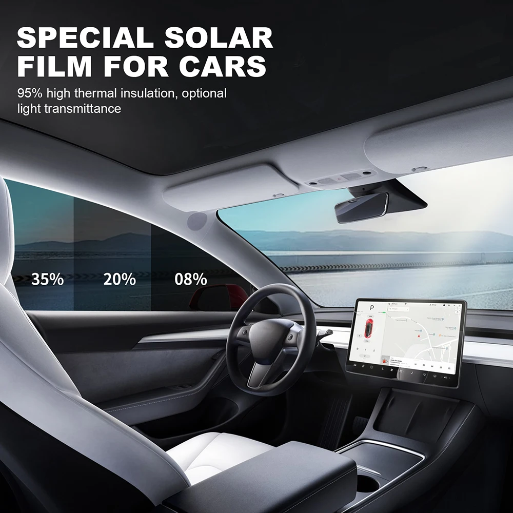 Car-Front-Rear-Side-Window-Solar-UV-Protector-Summer-Tint-Film-For ...