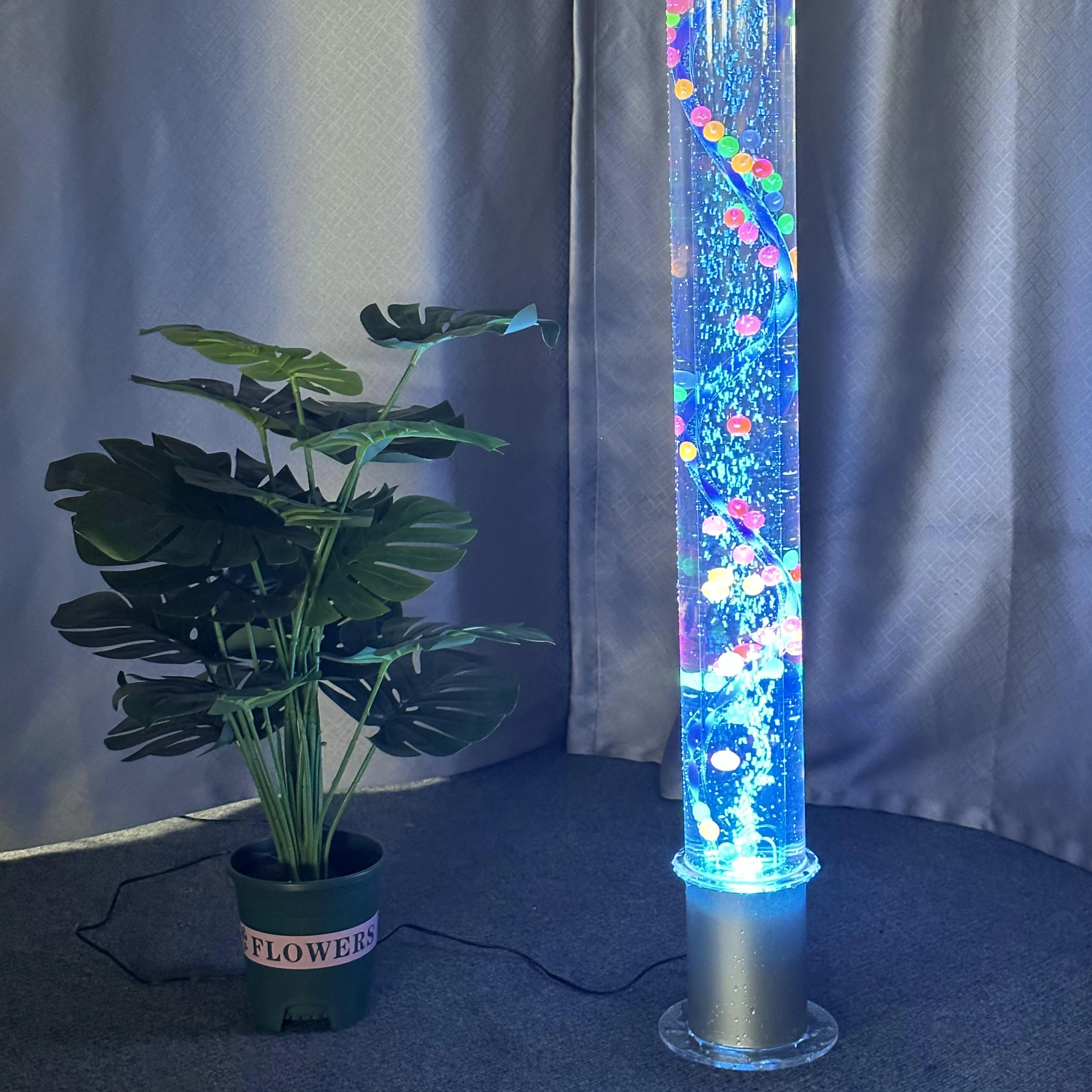 Floor-standing-LED-Bubble-Tube-Cylinder-water-bubble-tube-for-home ...