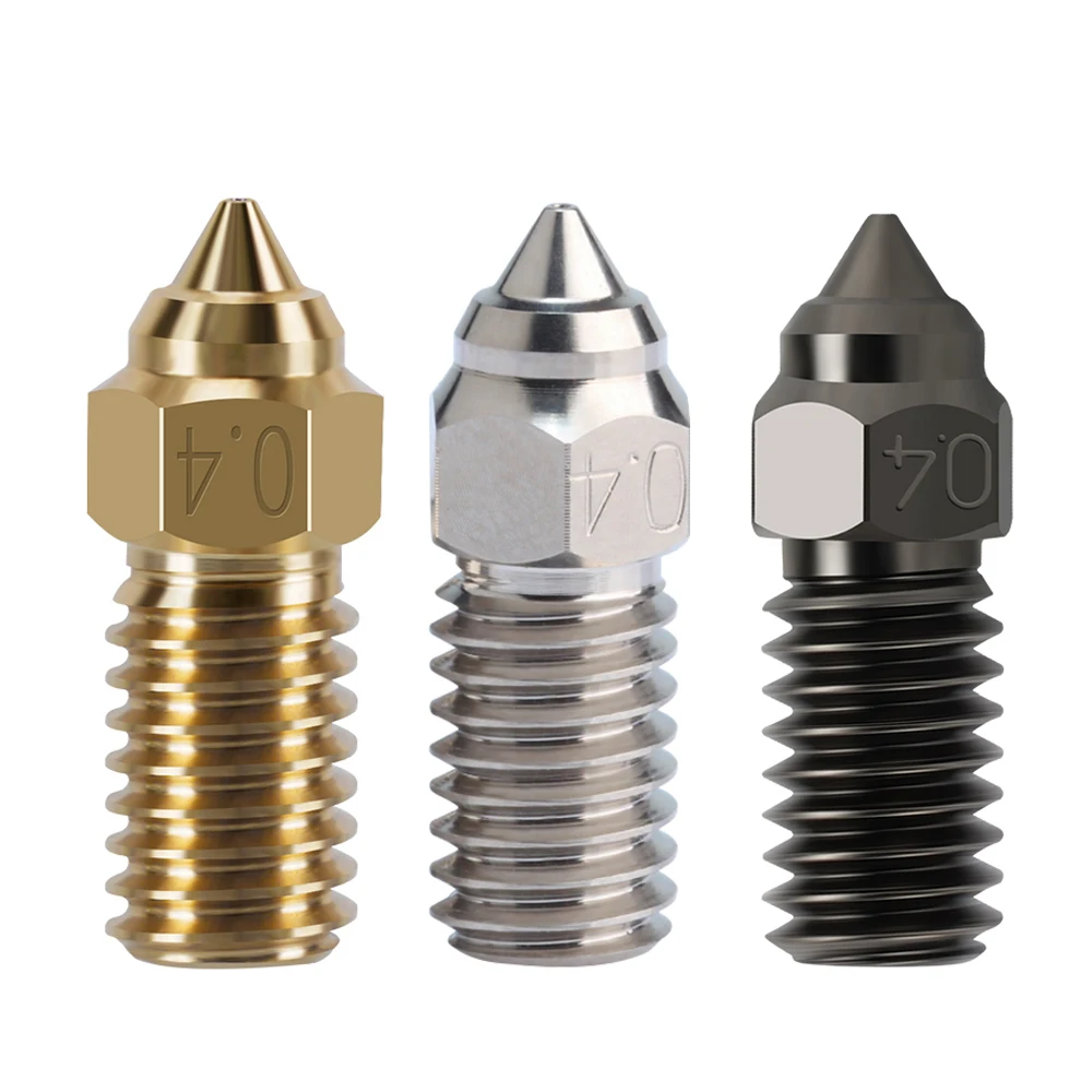 For-Creality-K1-K1-MAX-Nozzle-Brass-Hardened-Stainless-Steel-0-4mm ...