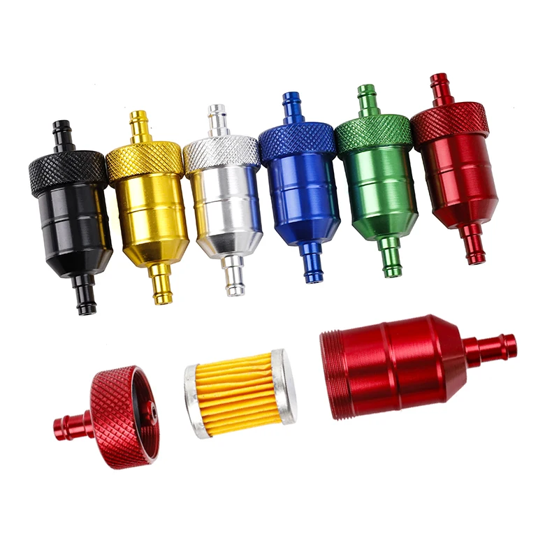 6Color-8mm-Motorcycle-Fuel-Filter-Car-Petrol-Diesel-Inline-for ...
