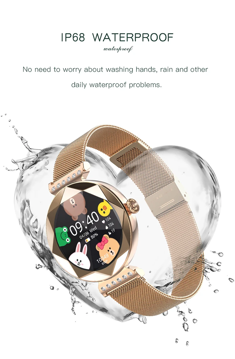 Green Lion Swarovski Smart Watch - OTC.LK