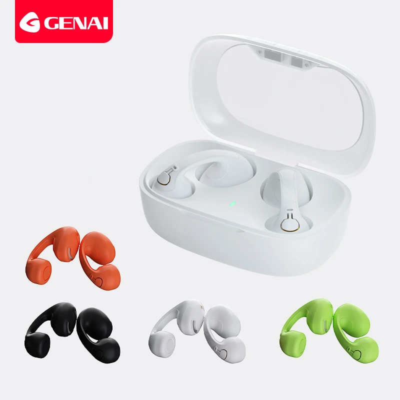 Open Ear Headphones Sports Earbuds Wireless Earphones Bluetooth 5.3 Air ...