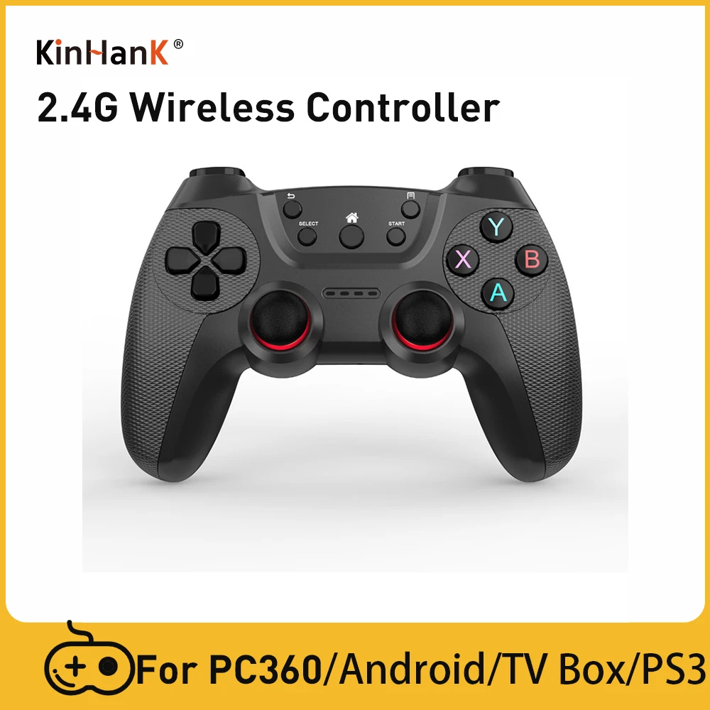 Controlador do jogo Gamepad 2.4G Gamepad sem fio para PC360/Android ...