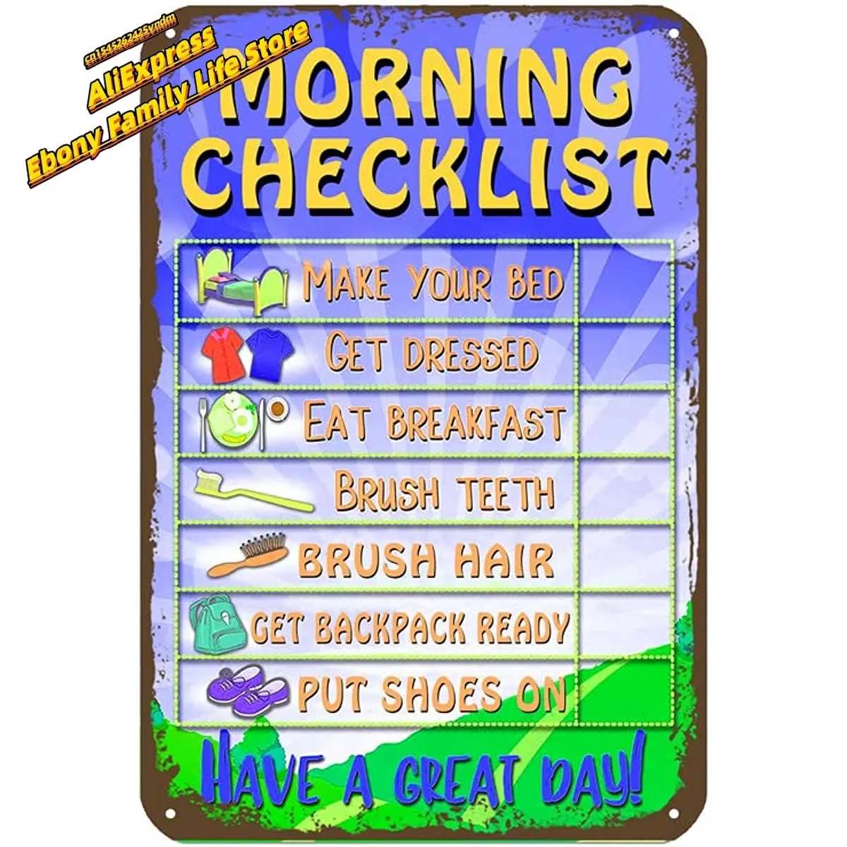 Daily-Morning-Routine-Reward-Chart-For-Kids-And-Autism-Tin-Learning ...