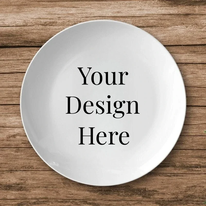 Personalized-Custom-Ceramic-Plate-with-Stand-Decorative-Platter ...