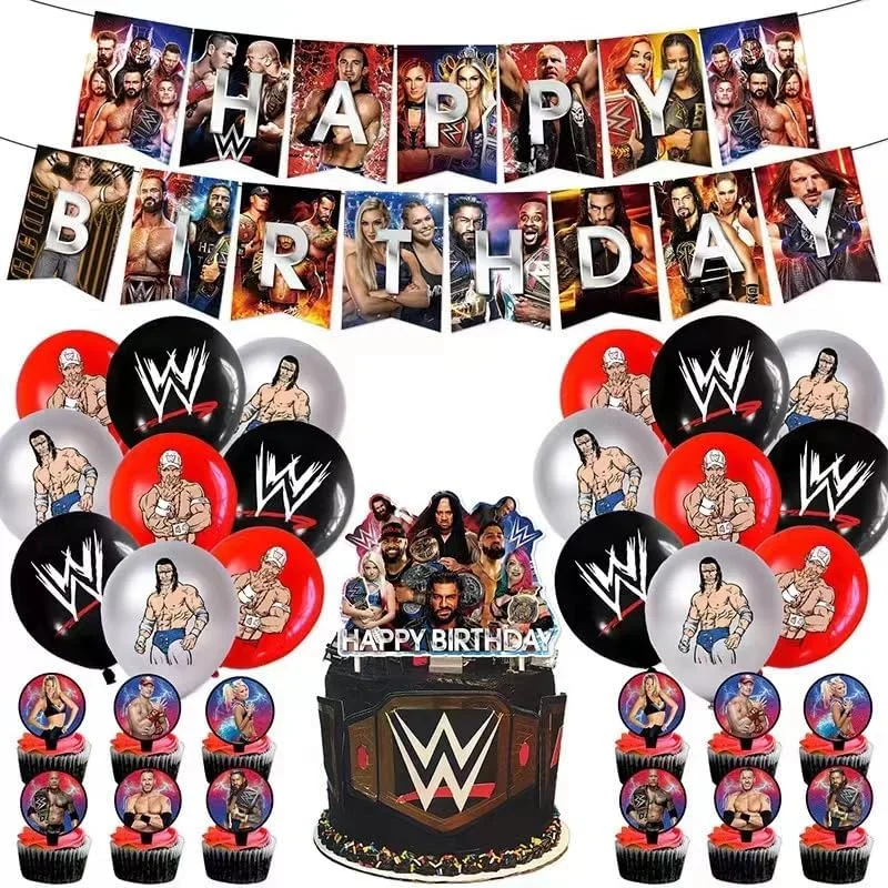 Wrestling Wallpaper: Transform Your Space with WWE-Themed Party Decor