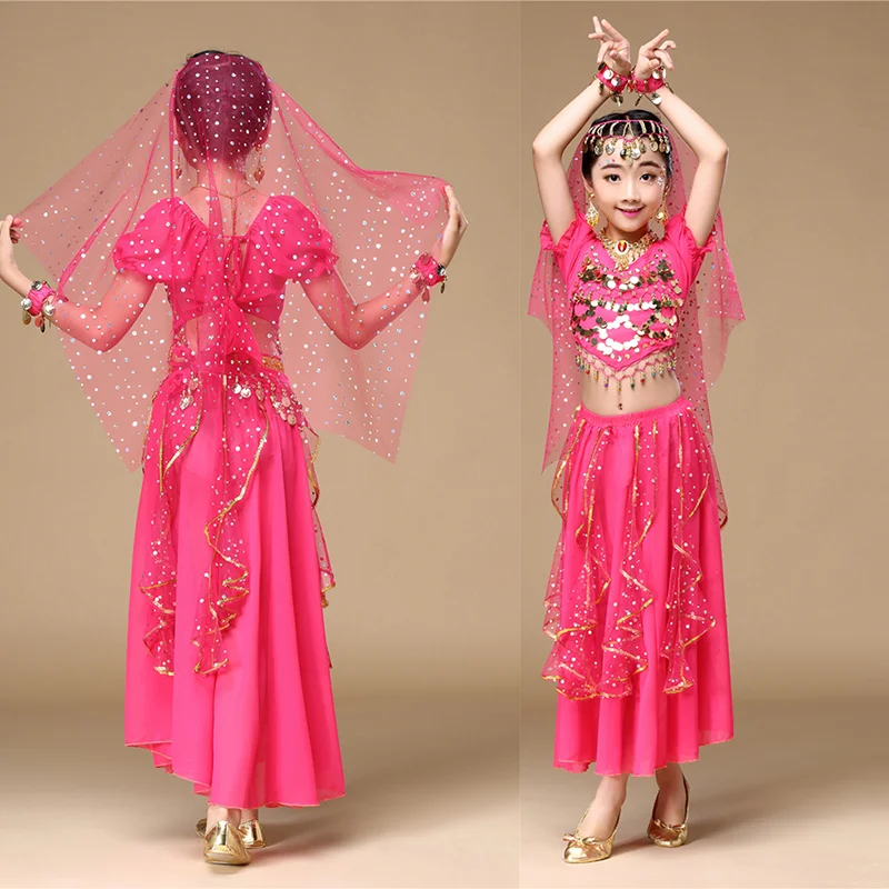 Kids-Belly-Dance-Costumes-Set-Oriental-Dance-Girls-Belly-Dancing-India ...