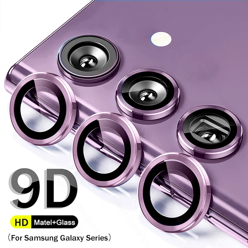 9D Curved Camera Protective Glass Samung A54 5G Case Matel Ring Lens Cover For Samsung Galaxy ...