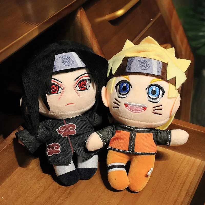 Genuine Anime Naruto Plush Doll Naruto Uchiha Itachi Kakashi Nine ...