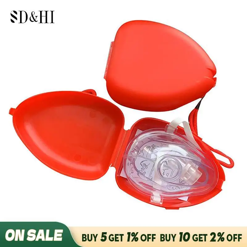 1pc Resuscitator Rescue Emergency First Aid Masks CPR Breathing Mask ...