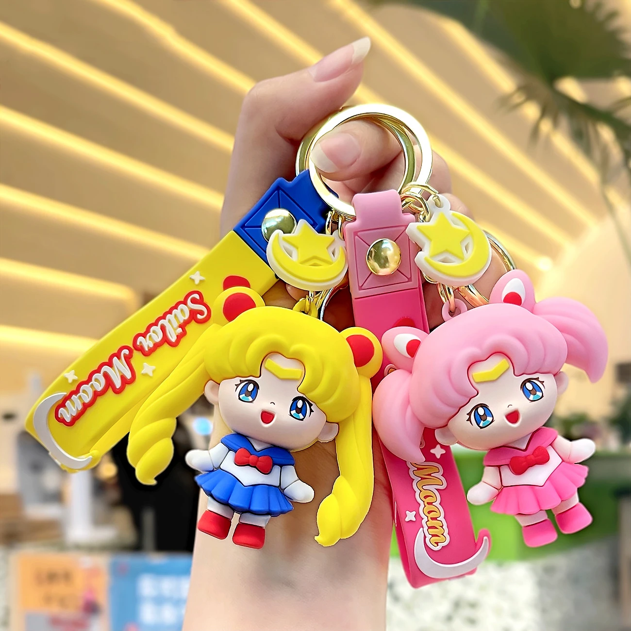 Anime-Sailor-Moon-Tsukino-Usagi-Chibiusa-Cosplay-Keychain-Cute-Figure ...
