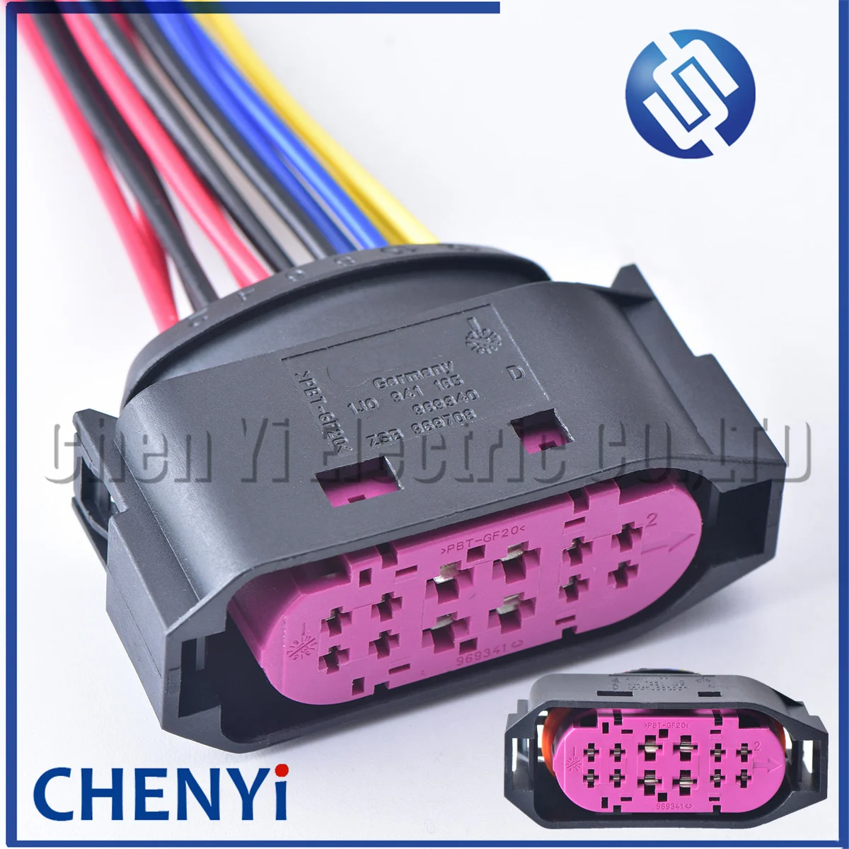 Pin Headlight Plug Connector | Wire Harness Cable - 12 Pin Connector ...