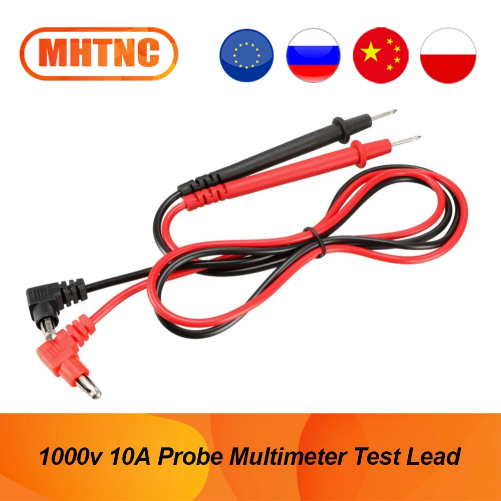 Professional Multimeter Test Leads | Plated Multimeter Test Lead Probe ...