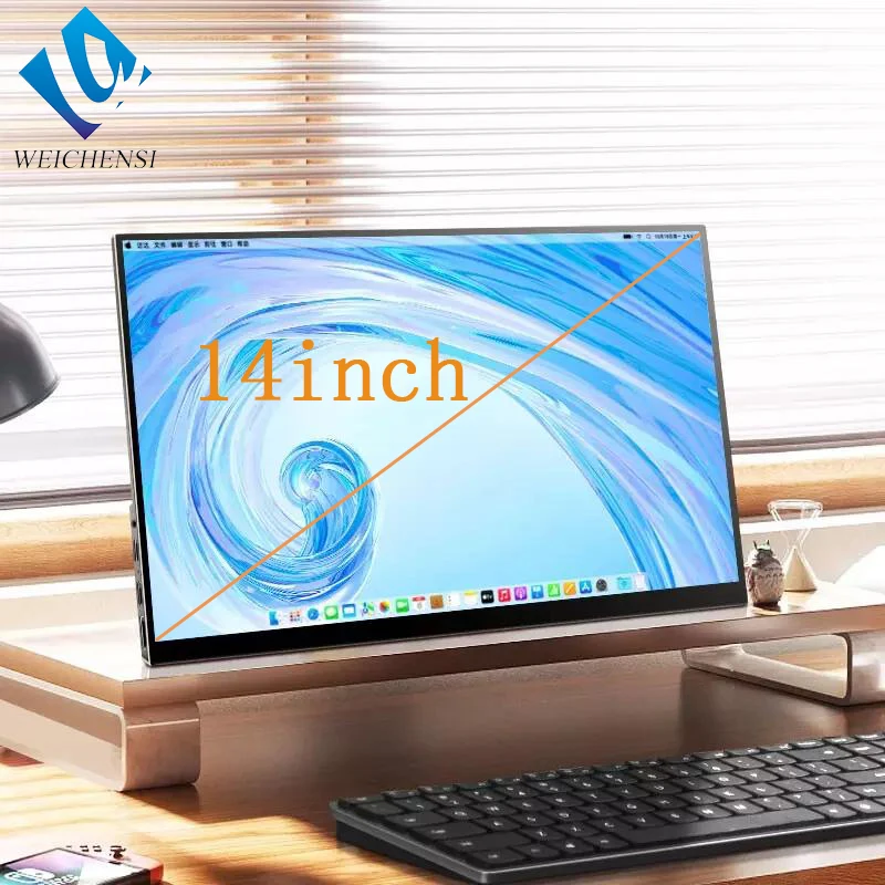 14 Polegada 1080p fhd touchscreen monitor portátil 1920*1080 com tipo c ...