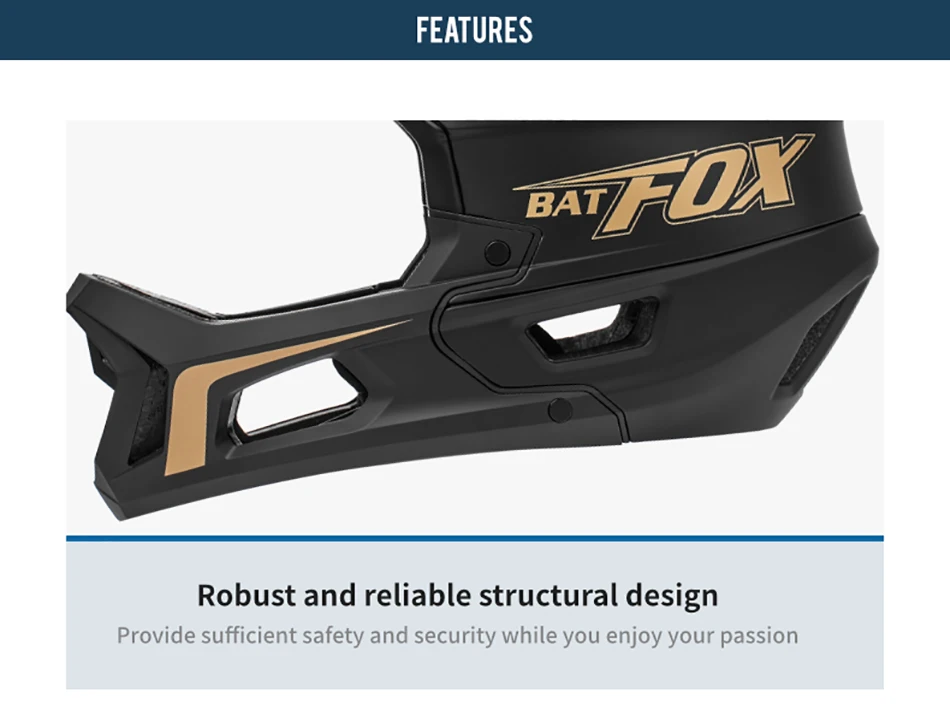 BATFOX helmet full face MTB DH Downhill helmet casco bicicleta racing ...