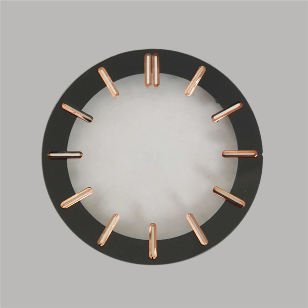 31.8MM Green Luminous Watch Dial for NH70 Movement Round Dials Watch ...