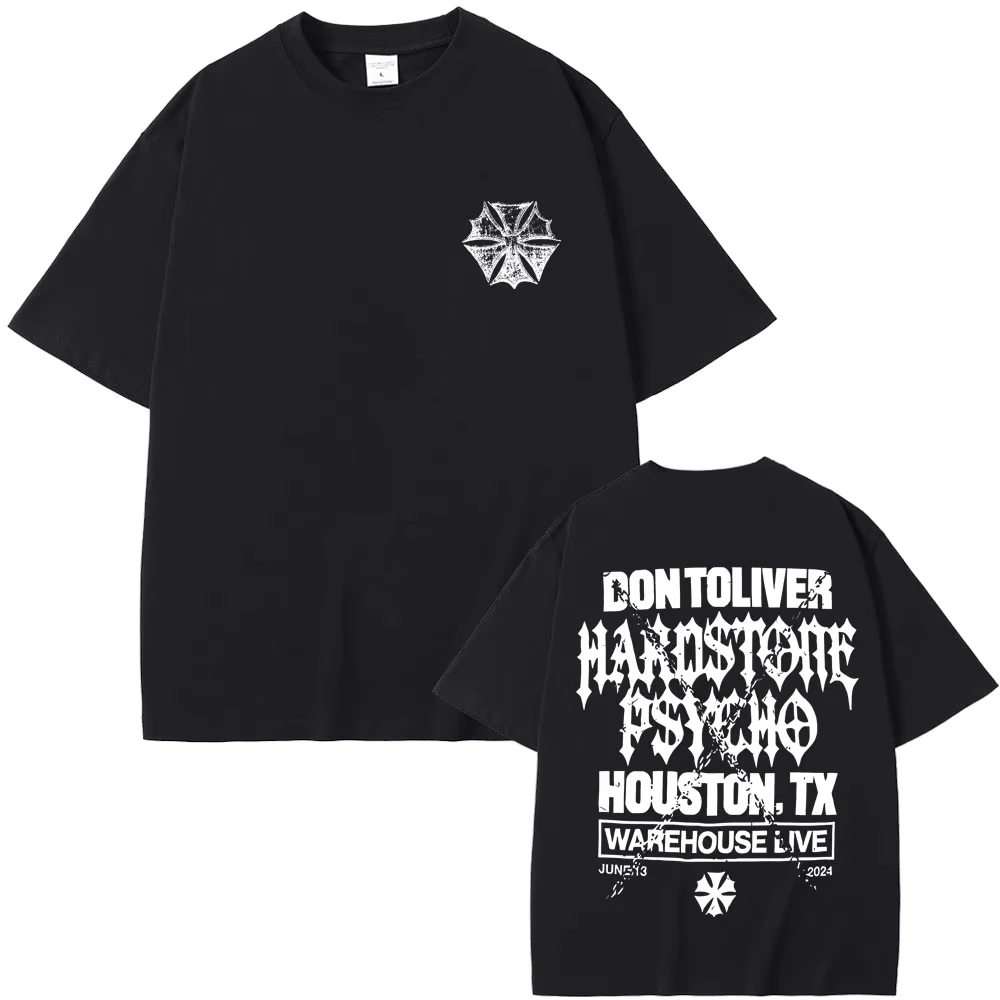 Rapper Don Toliver Hardstone Psycho Album Graphic T Shirt Men Hip Hop ...