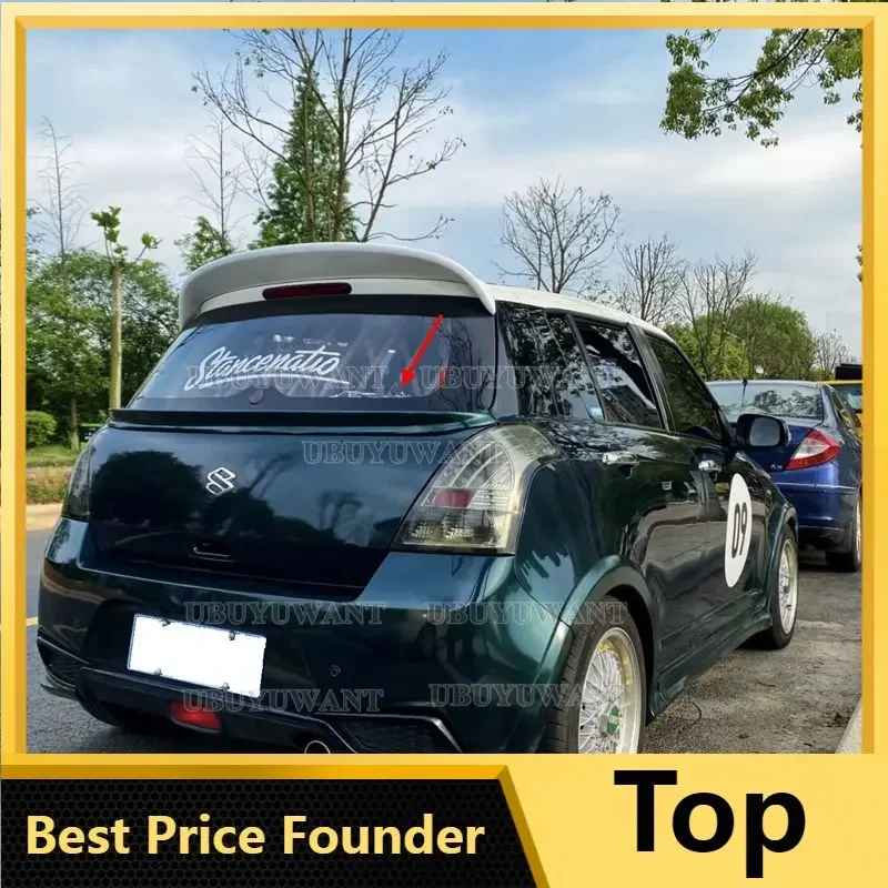 For-Suzuki-Swift-2005-2012-high-quality-Carbon-Fiber-rear-boot-Wing ...