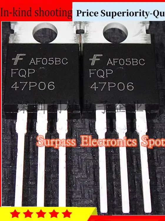 10-piezas-100-piezas-FQP47P06-47P06-TO-220-60V-47A-precio-superior ...