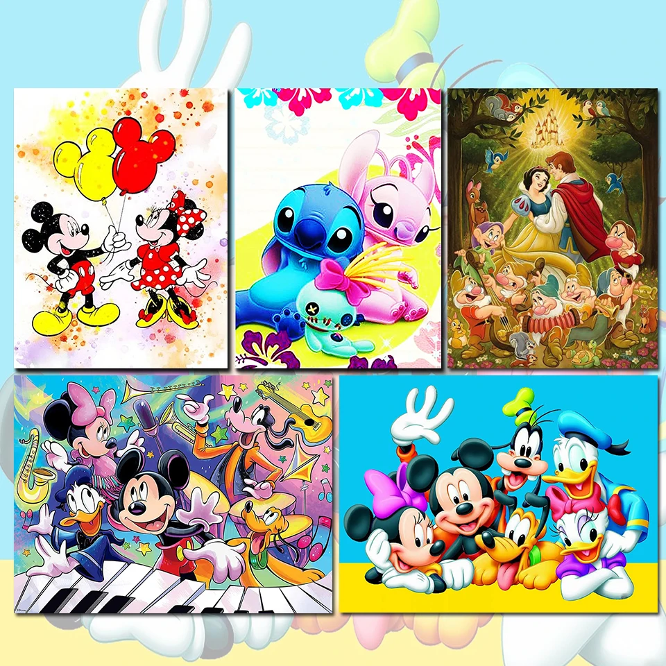 Disney Diamond Painting | 5d Diamond Painting | Home Mural | Drill ...