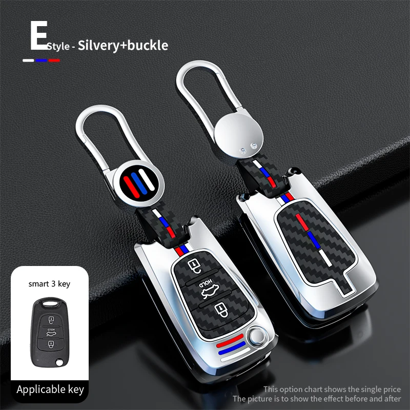 3 Buttons Car Key Case Cover Key Bag For Hyundai I20 I30 Ix20 Ix35 ...
