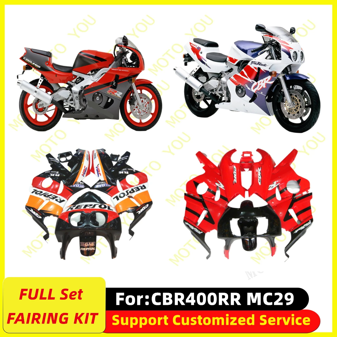 Fit For Honda CBR400RR MC29 Fairing Kit Full Set Motorcycle Fairings ...