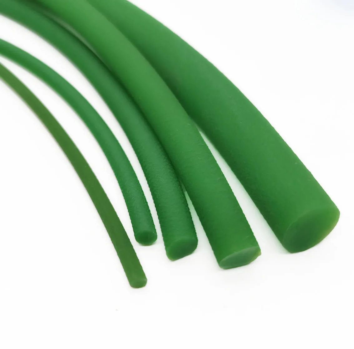 1M Green Polyurethane Round Belt Dia 1.5/2/2.5/3/3.5/4/5/6/7/8/9/10 ...