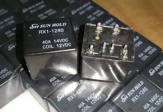 SUN HOLD RX1-1240 (4119-1C-7P-8MM-12V-40A) Relay 7pins