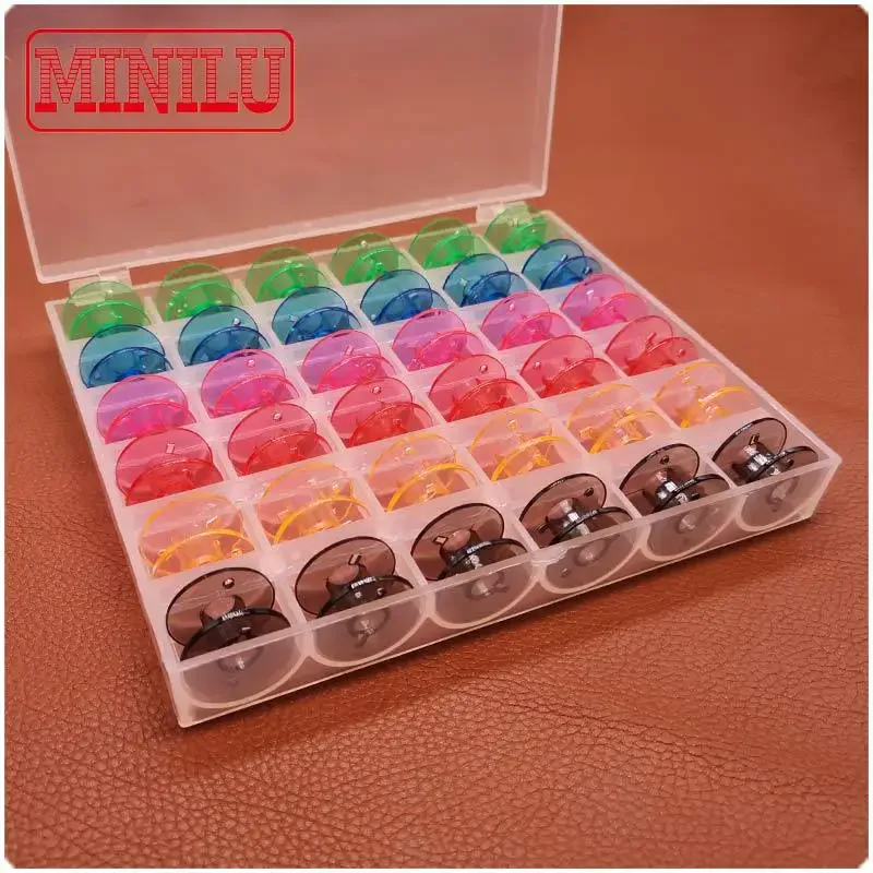 2518P-Bobbin-Spools-Colorful-Plastic-Bobbins-DIY-Sewing-Accessories-for ...